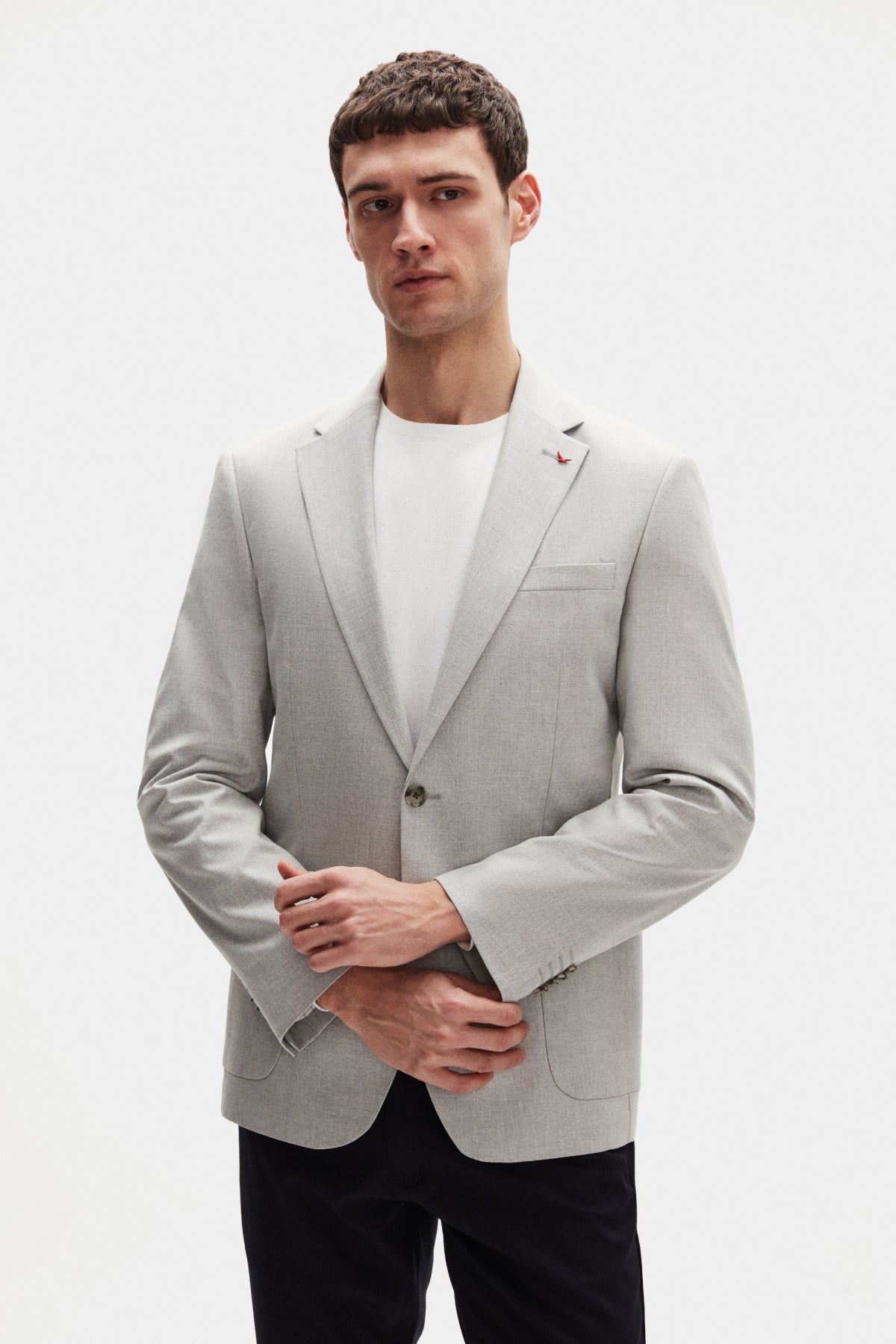 SACOU SLIM FIT D'S DAMAT - Gri